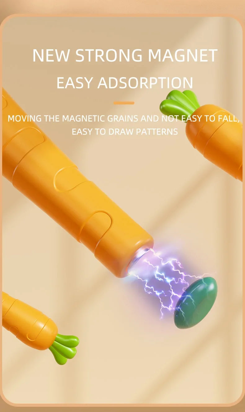 Rabbit Magnetic Drawing Board – Kids’ Bead Art & Doodle Toy – Gadget Studio